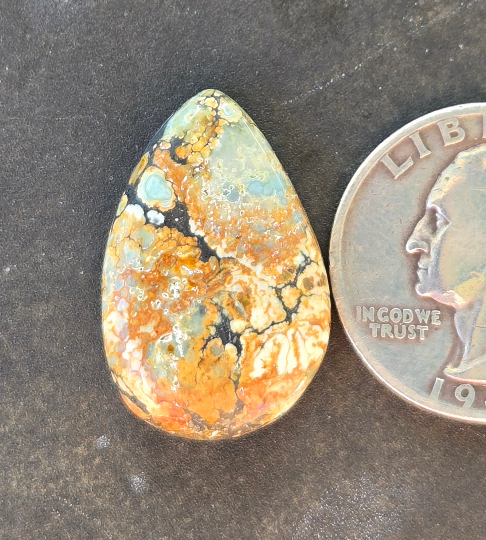 Seven Dwarfs Variscite Cabochon 7D – Four Winds Bespoke